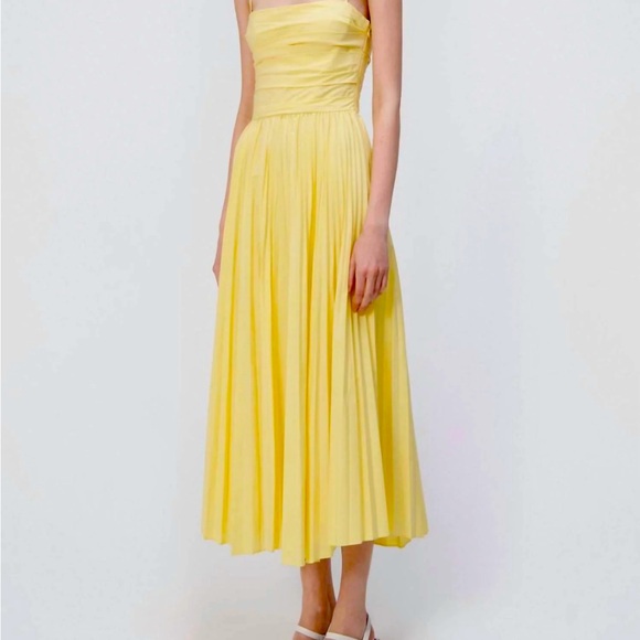 Jonathan Simkhai | Dresses | Jonathan Simkhai Yellow Caroline Yellow ...